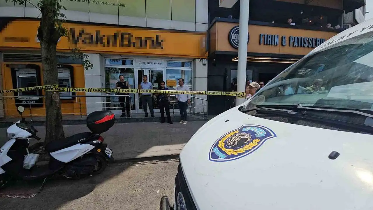 Zonguldak'ta bankada icra öfkesi: Silahla ateş açtı