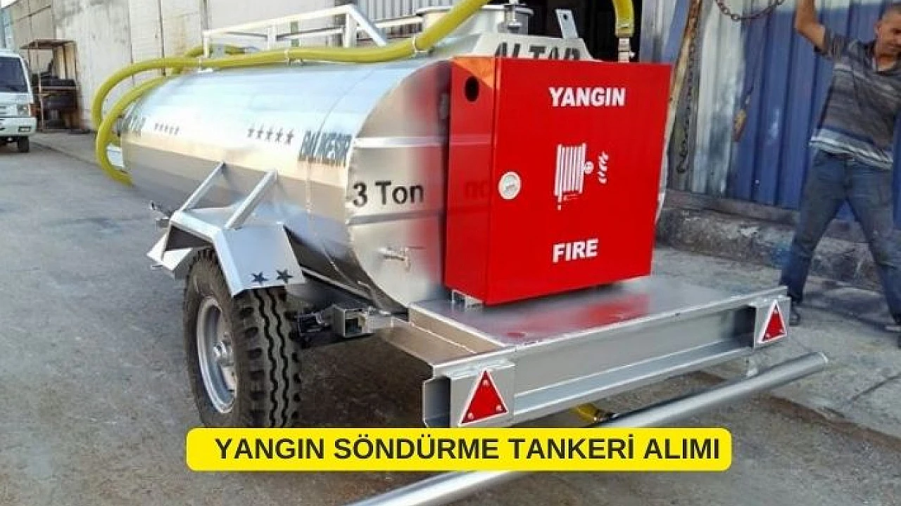 YANGIN SÖNDÜRME TANKERİ ALIMI